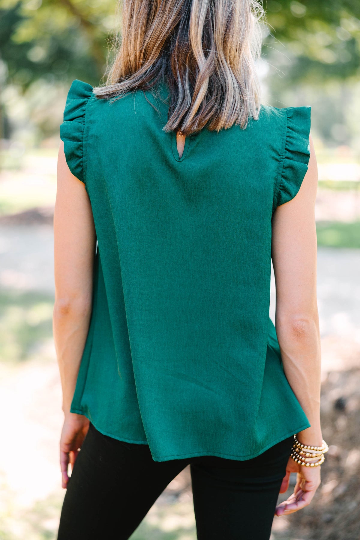 Classy Hunter Green Tank - Boutique Tanks – Shop the Mint