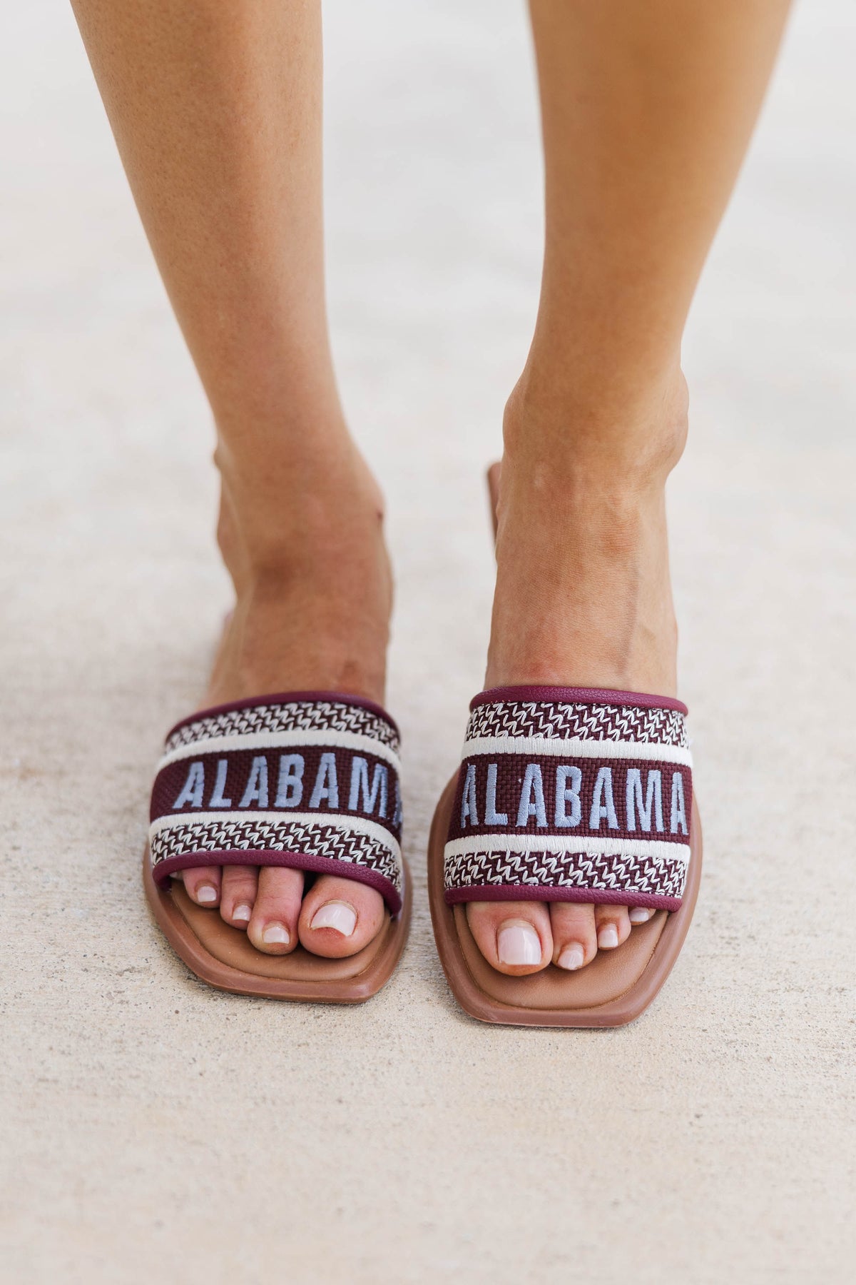 Walk On Crimson Alabama Slide Sandals – Shop the Mint