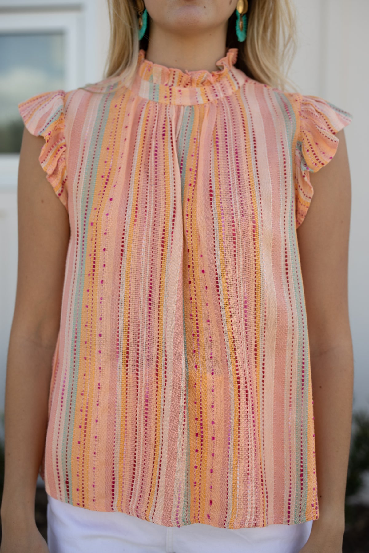 Pretty Pink Printed Top - Trendy Women's Tops – Shop the Mint