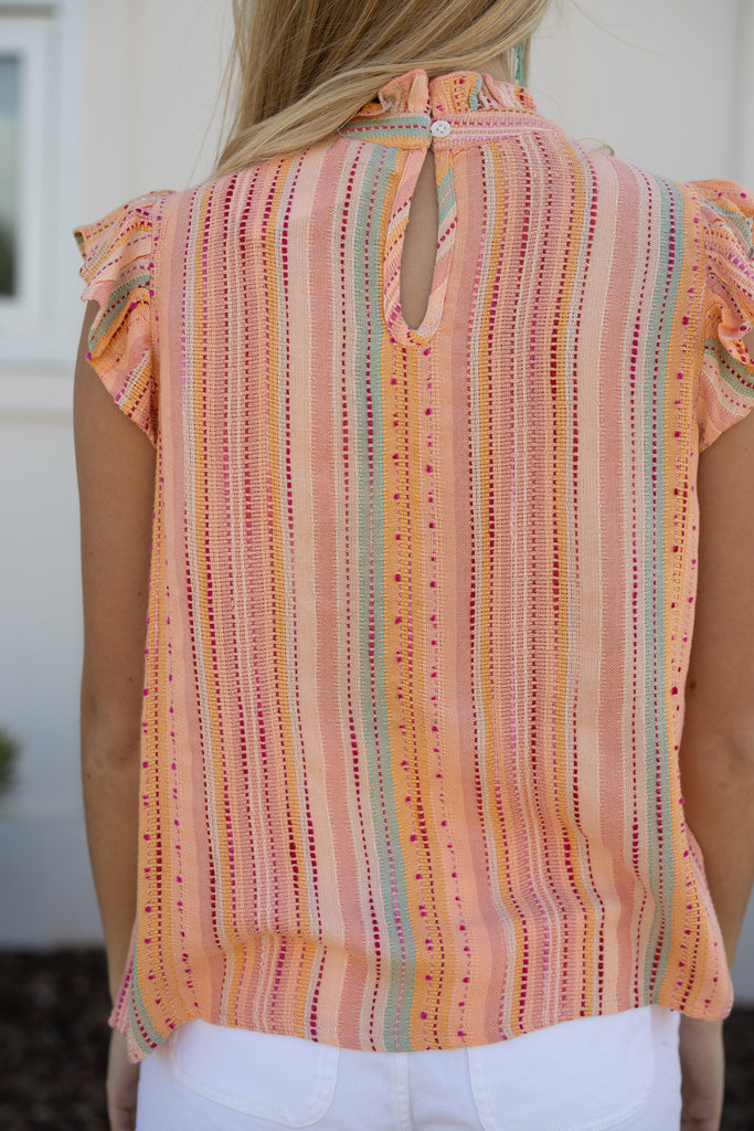 Pretty Pink Printed Top - Trendy Women's Tops – Shop the Mint