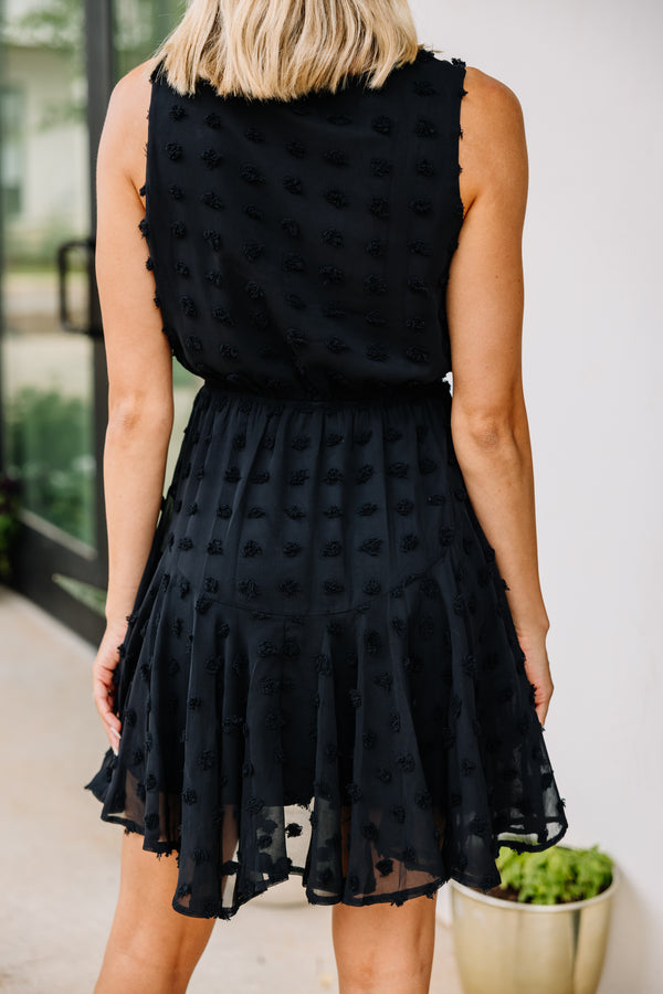 Darling Love Black Swiss Dot Dress - Girly Boutique Dresses – Shop the Mint