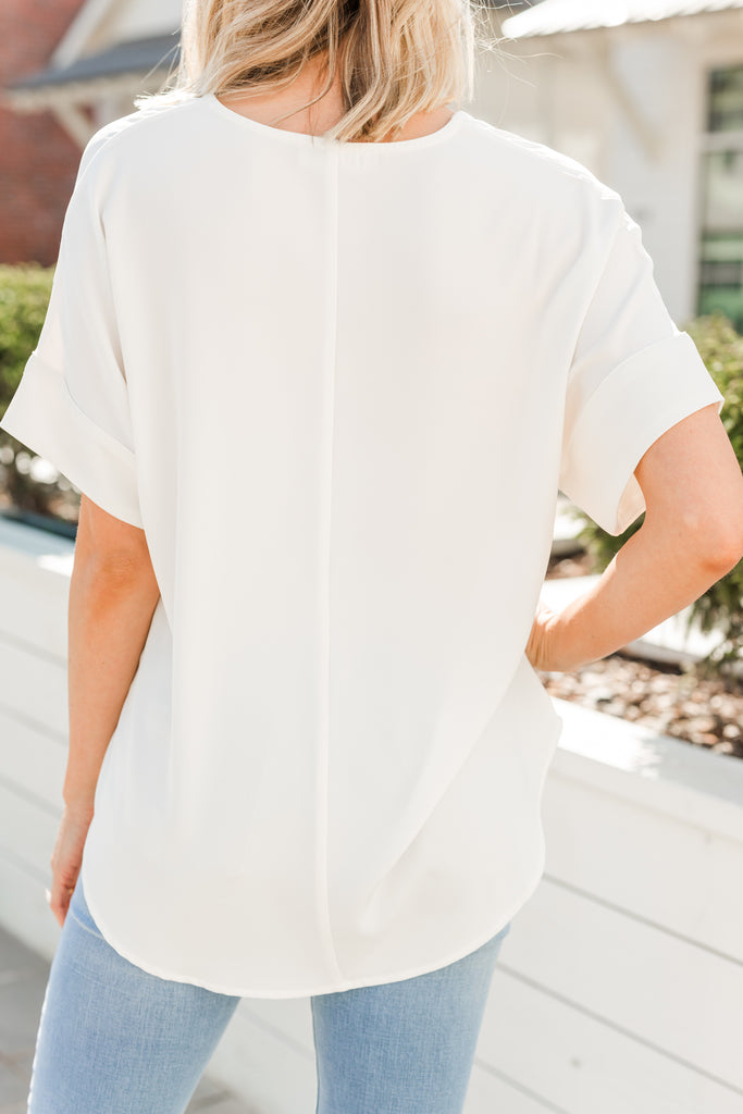 This Is Why Off White Top - Classic Tops For Women – Shop the Mint