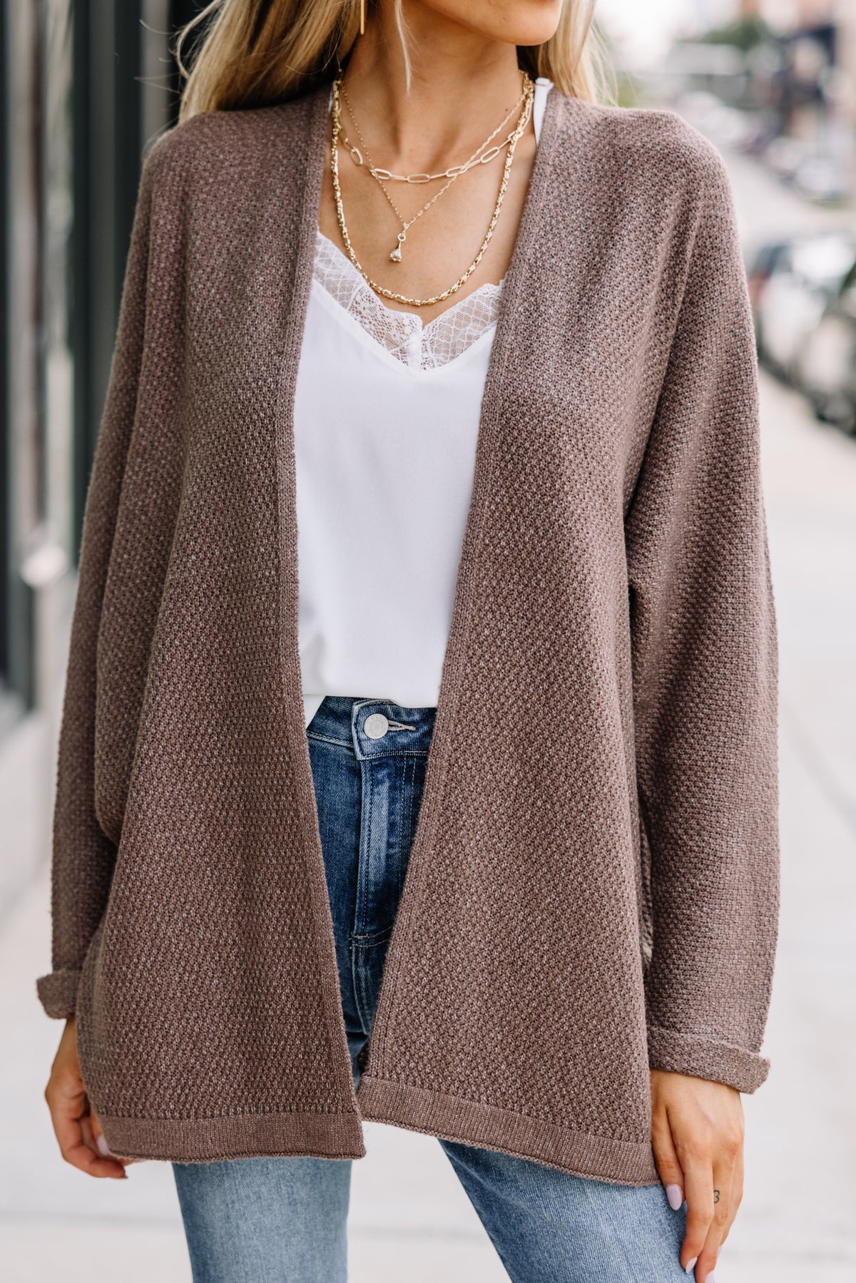 Call On Me Cappuccino Brown Cardigan - Classic Cardigans – Shop the Mint