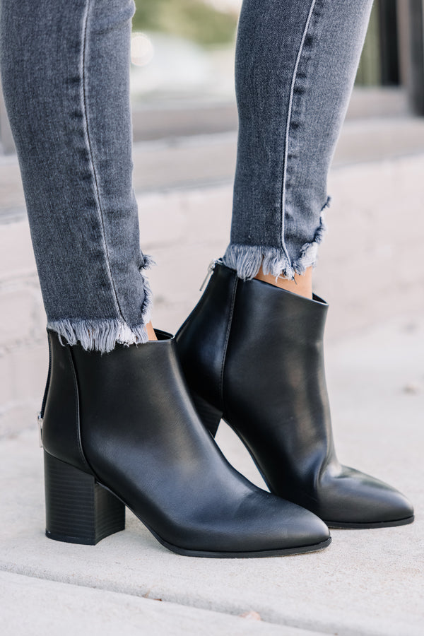 Make The Call Black Booties – Shop the Mint