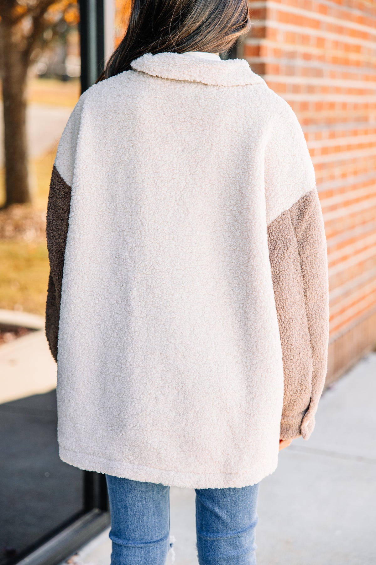 Feeling Free Mocha Brown Sherpa Jacket – Shop the Mint