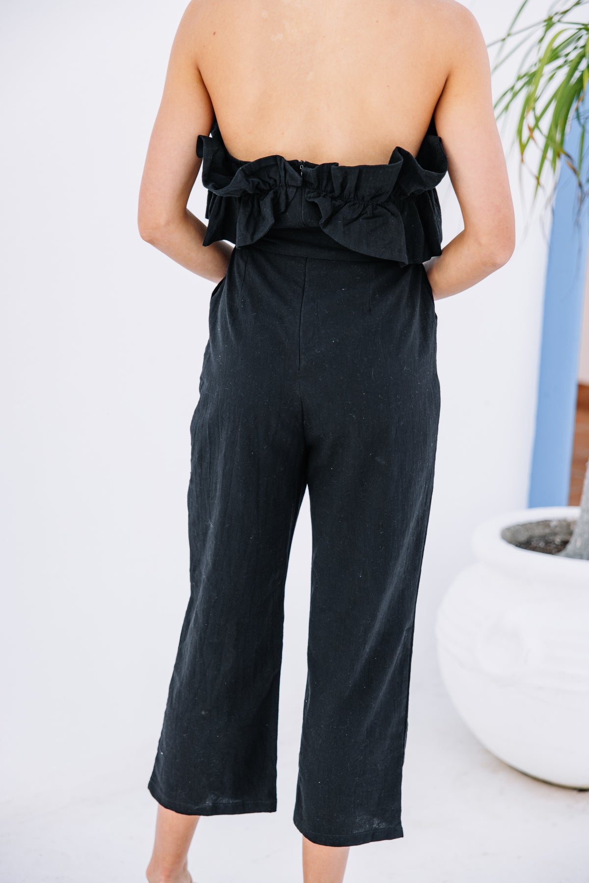 Feeling Fun Black Ruffled Jumpsuit – Shop the Mint