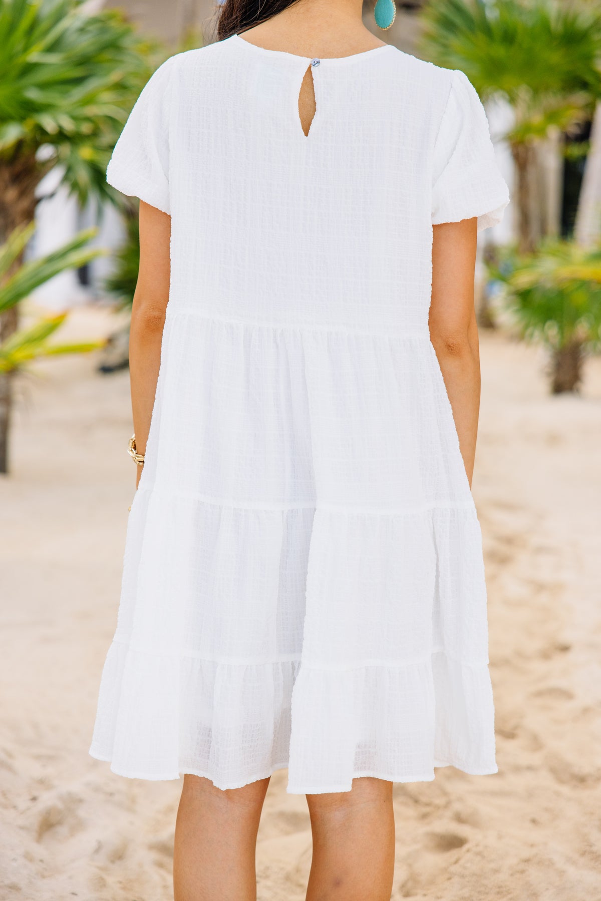 It All Makes Sense White Tiered Dress – Shop the Mint