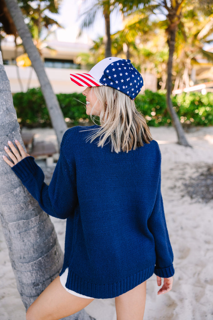 American Beauty Navy Blue Star Hat – Shop the Mint