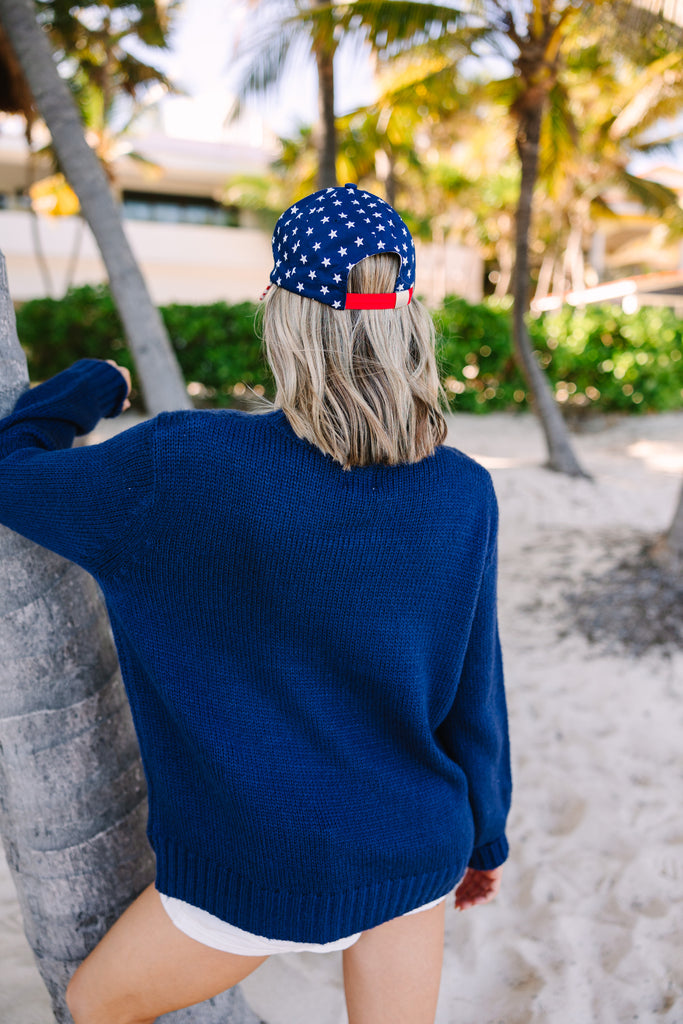 American Beauty Navy Blue Star Hat – Shop the Mint