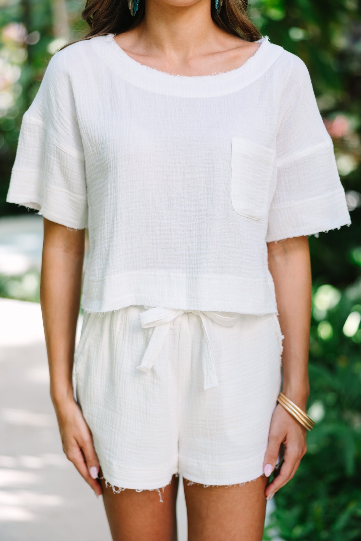 Tell You Everything Ivory White Gauze Set – Shop the Mint