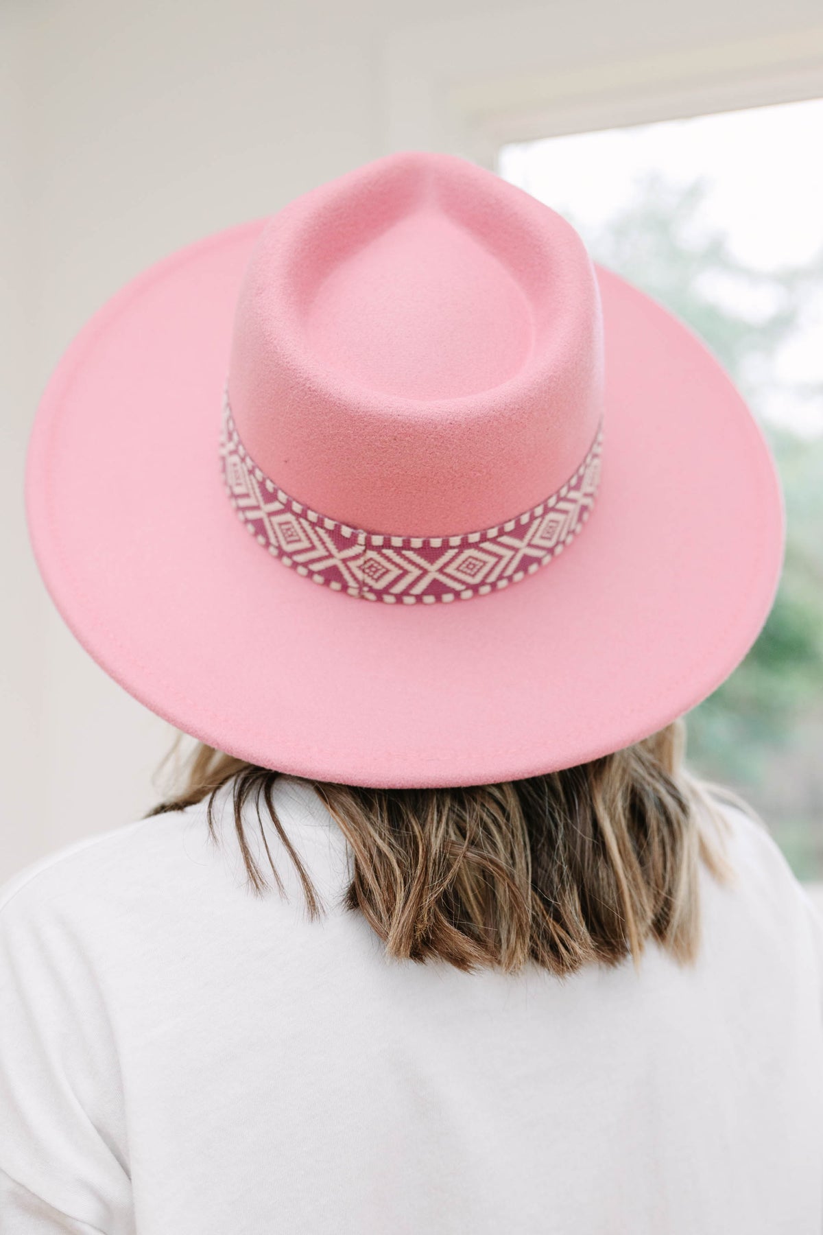True To You Pink Banded Hat – Shop the Mint