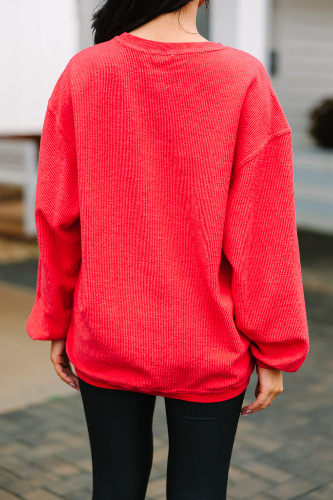 Get Together Red Corded Sweatshirt – Shop the Mint