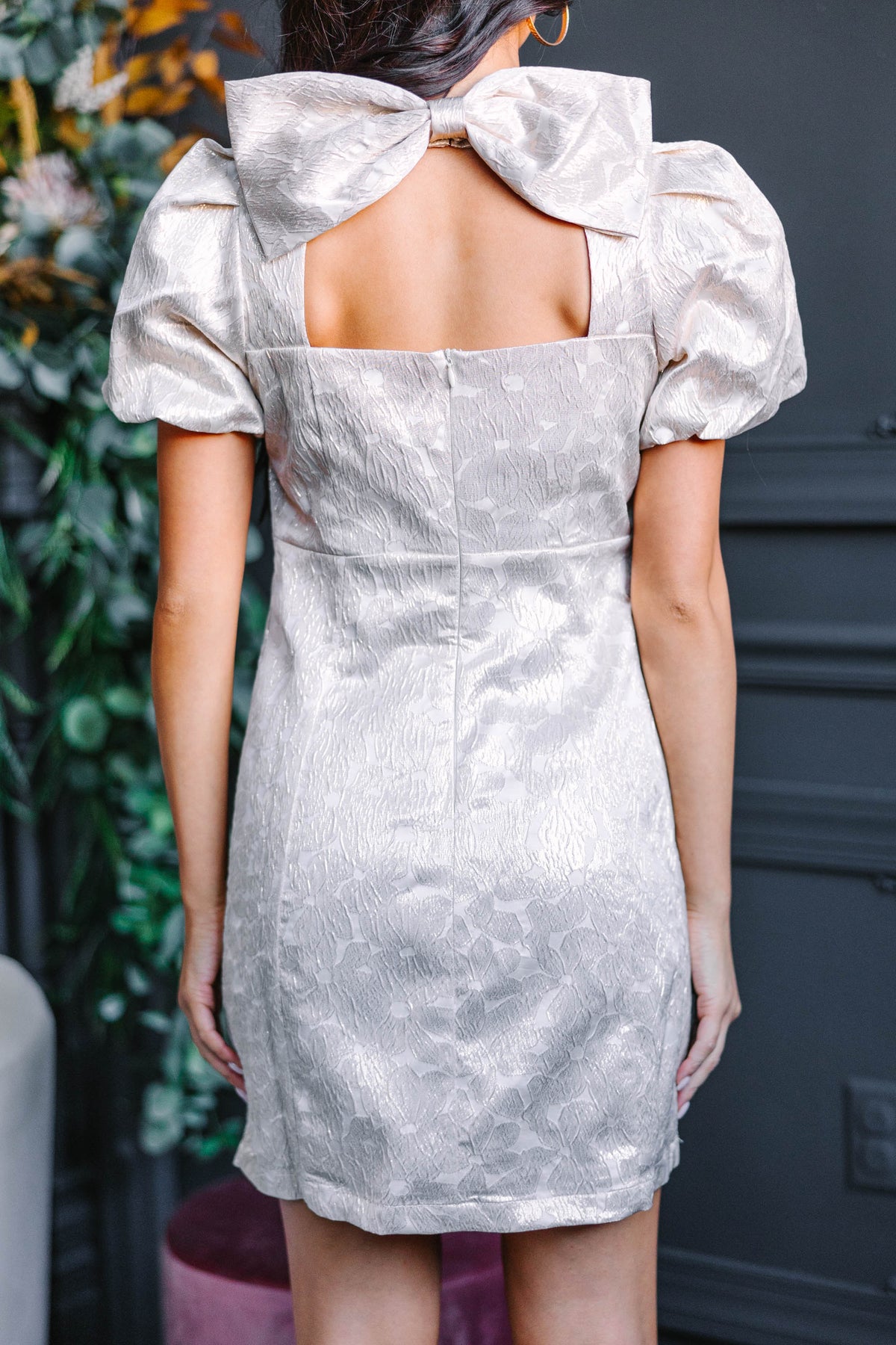 Let's Have Some Fun Gold Floral Dress – Shop the Mint