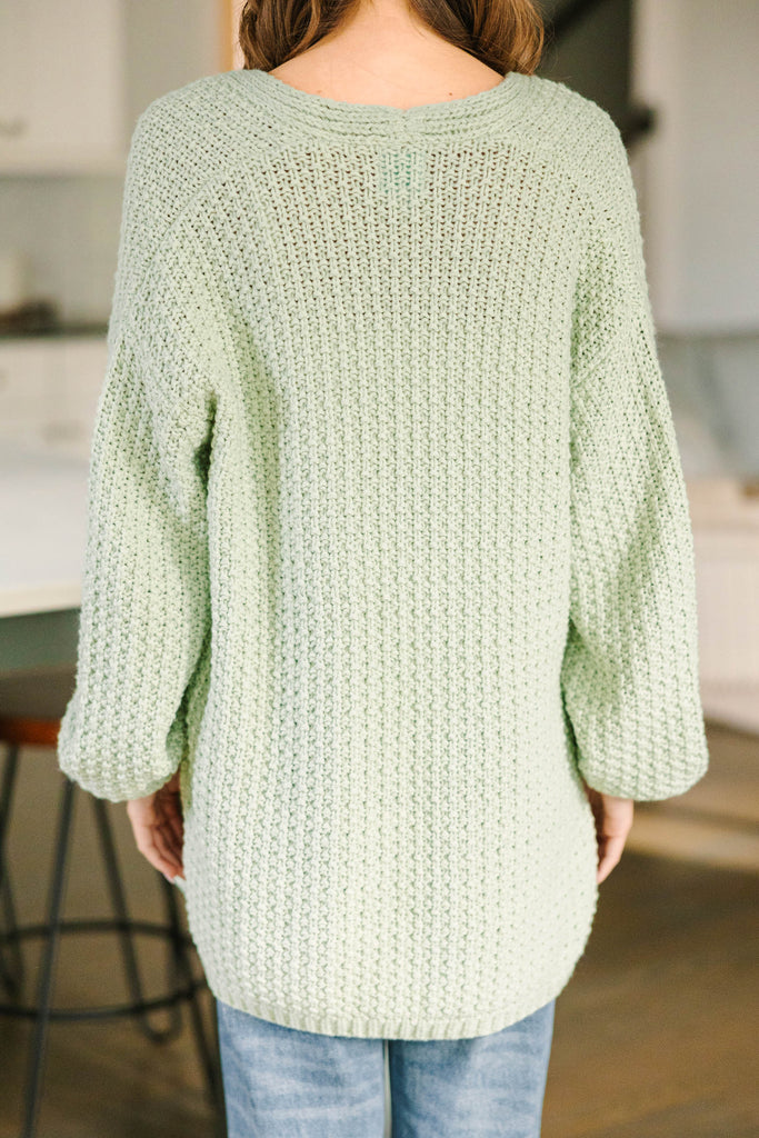 Face The Day Sage Green Cardigan – Shop the Mint