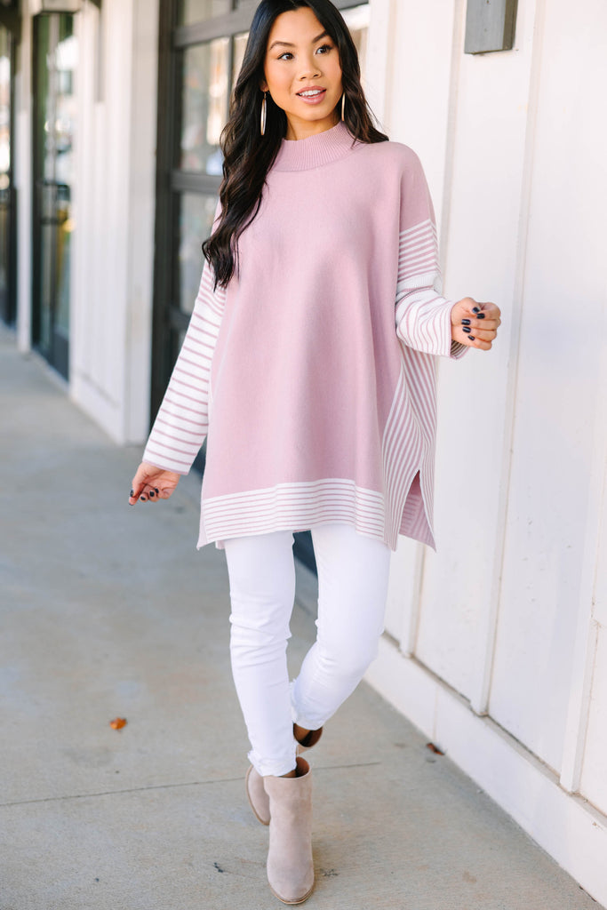 All In Blush Pink Striped Tunic – Shop the Mint