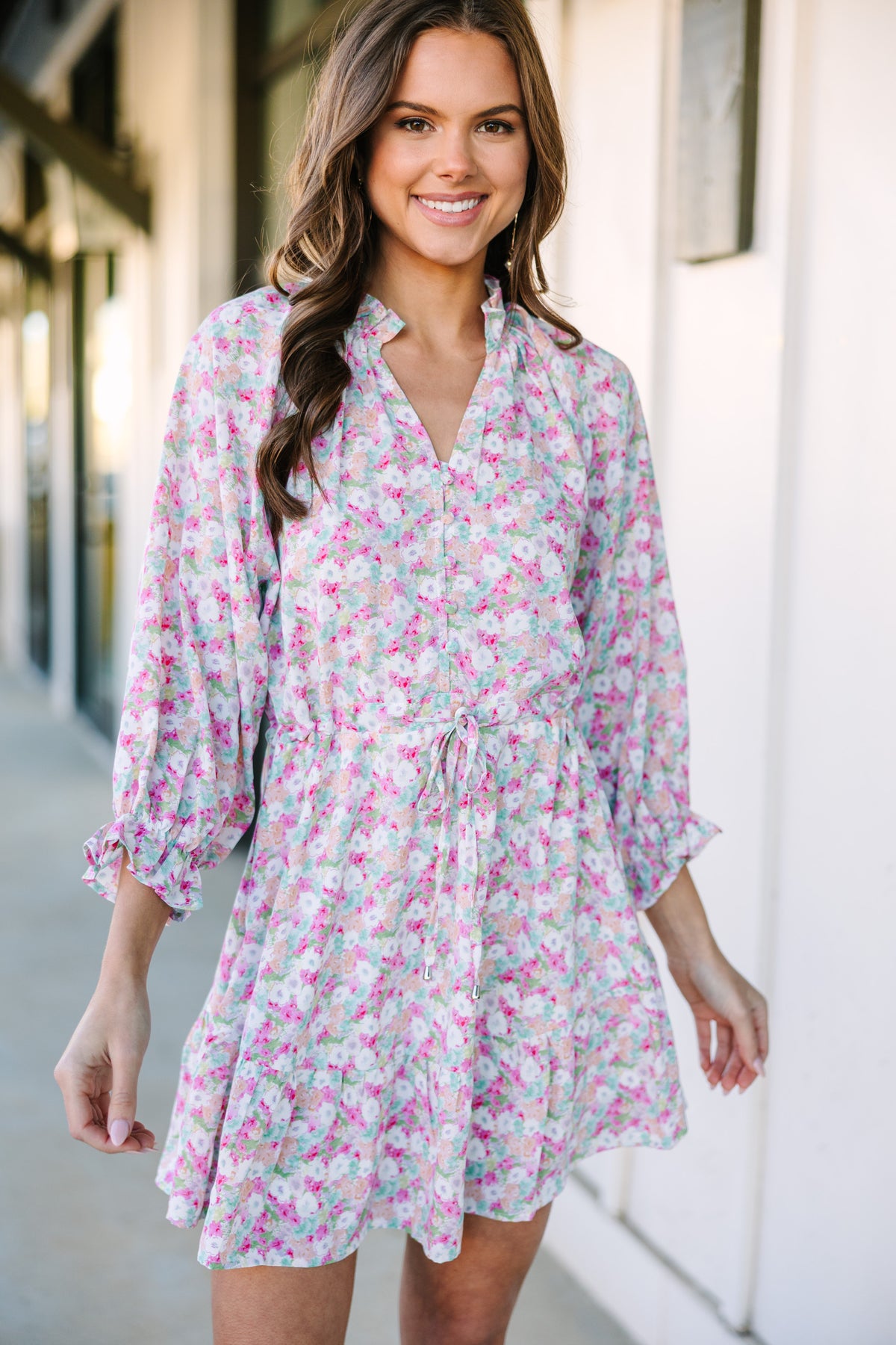 Better Get Going Pink Floral Dress – Shop the Mint