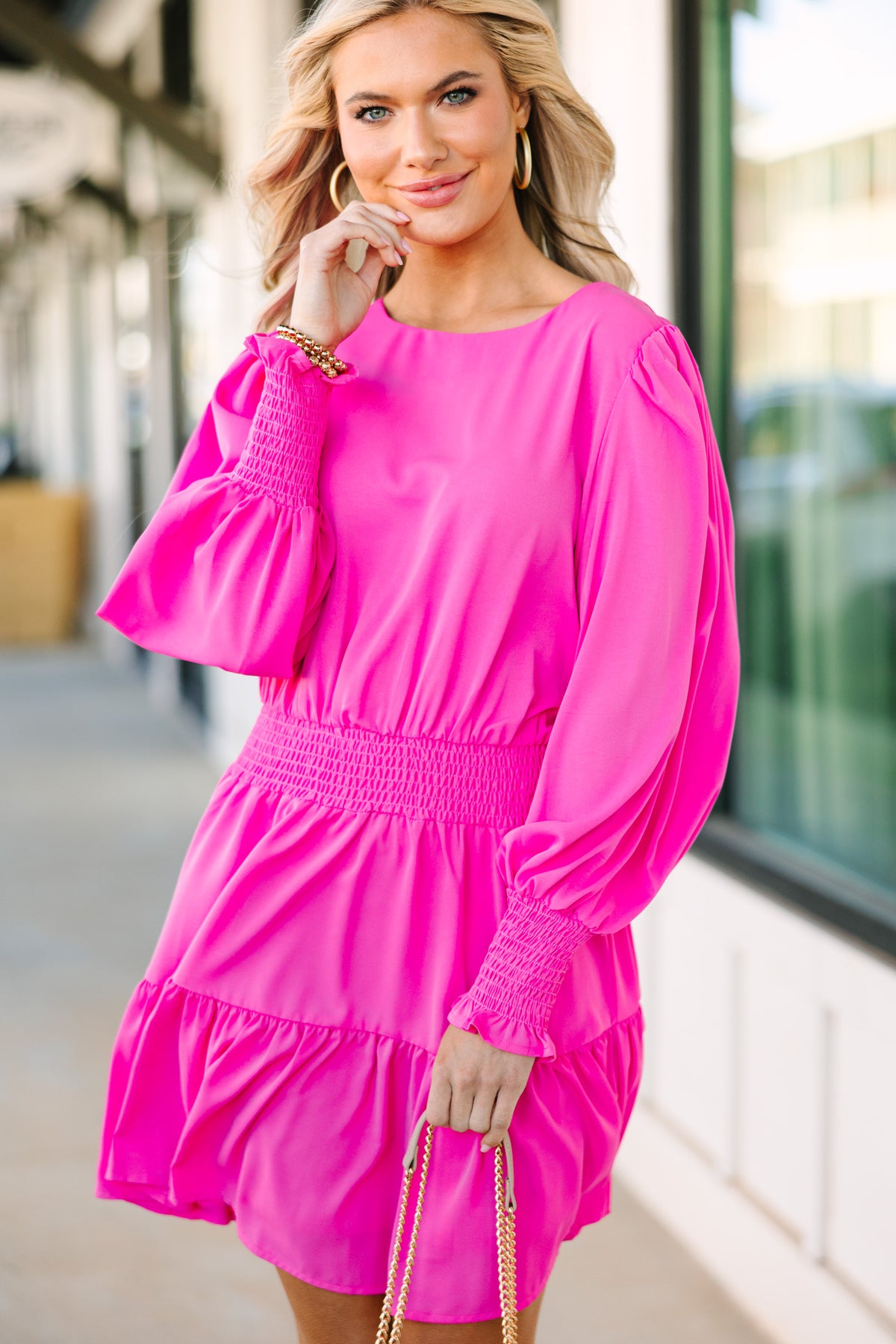 Hear Them All Hot Pink Dress – Shop the Mint