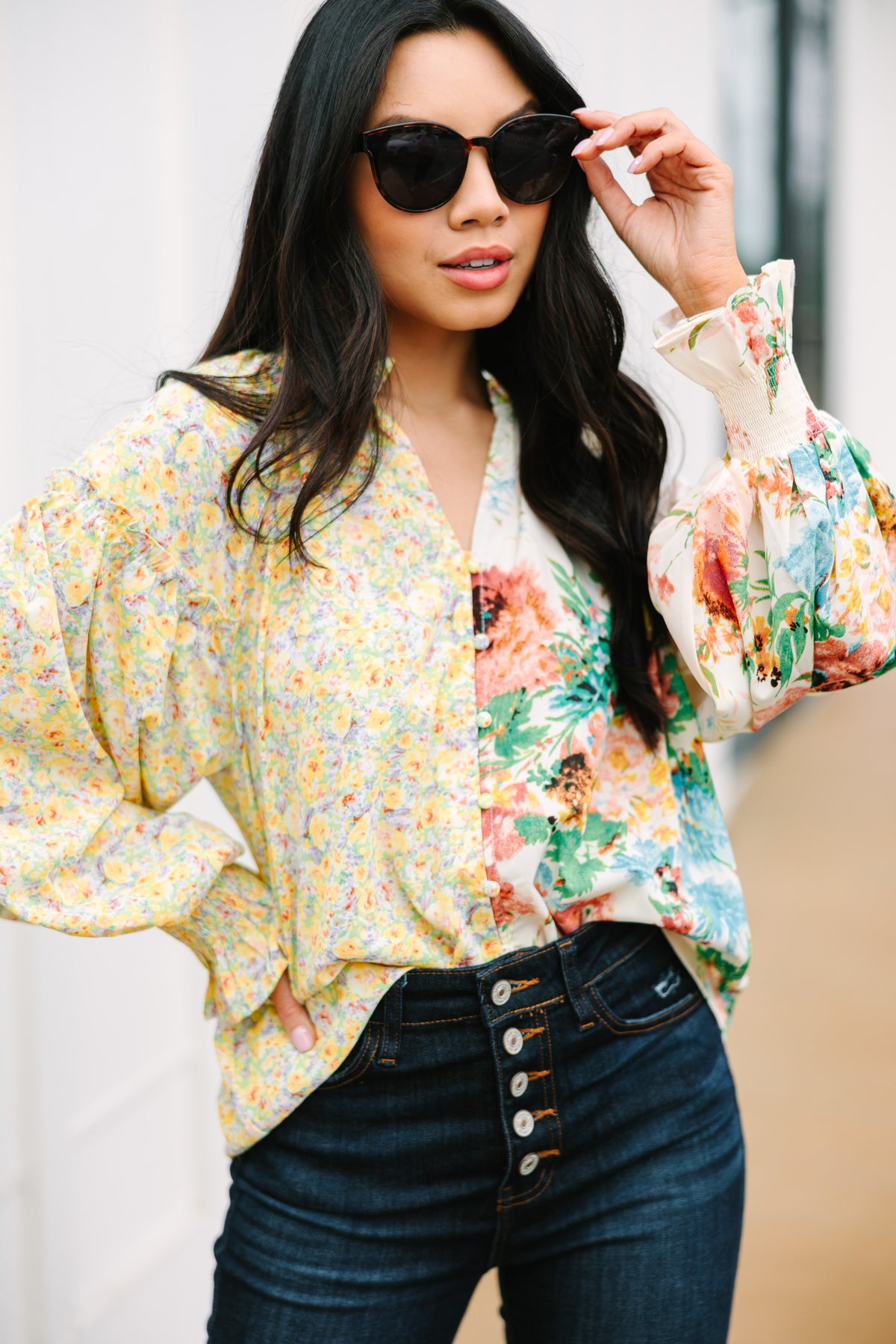 In Full Support Yellow Floral Blouse – Shop the Mint