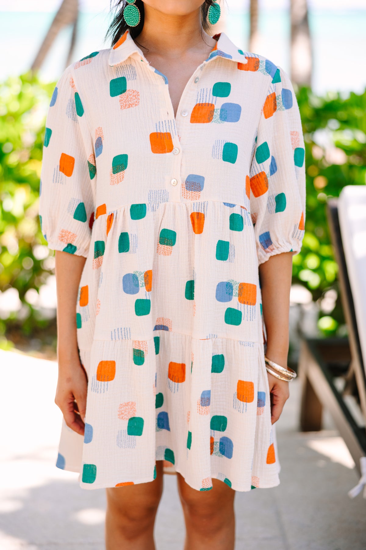 Run Away With Me Cream Abstract Dress – Shop the Mint