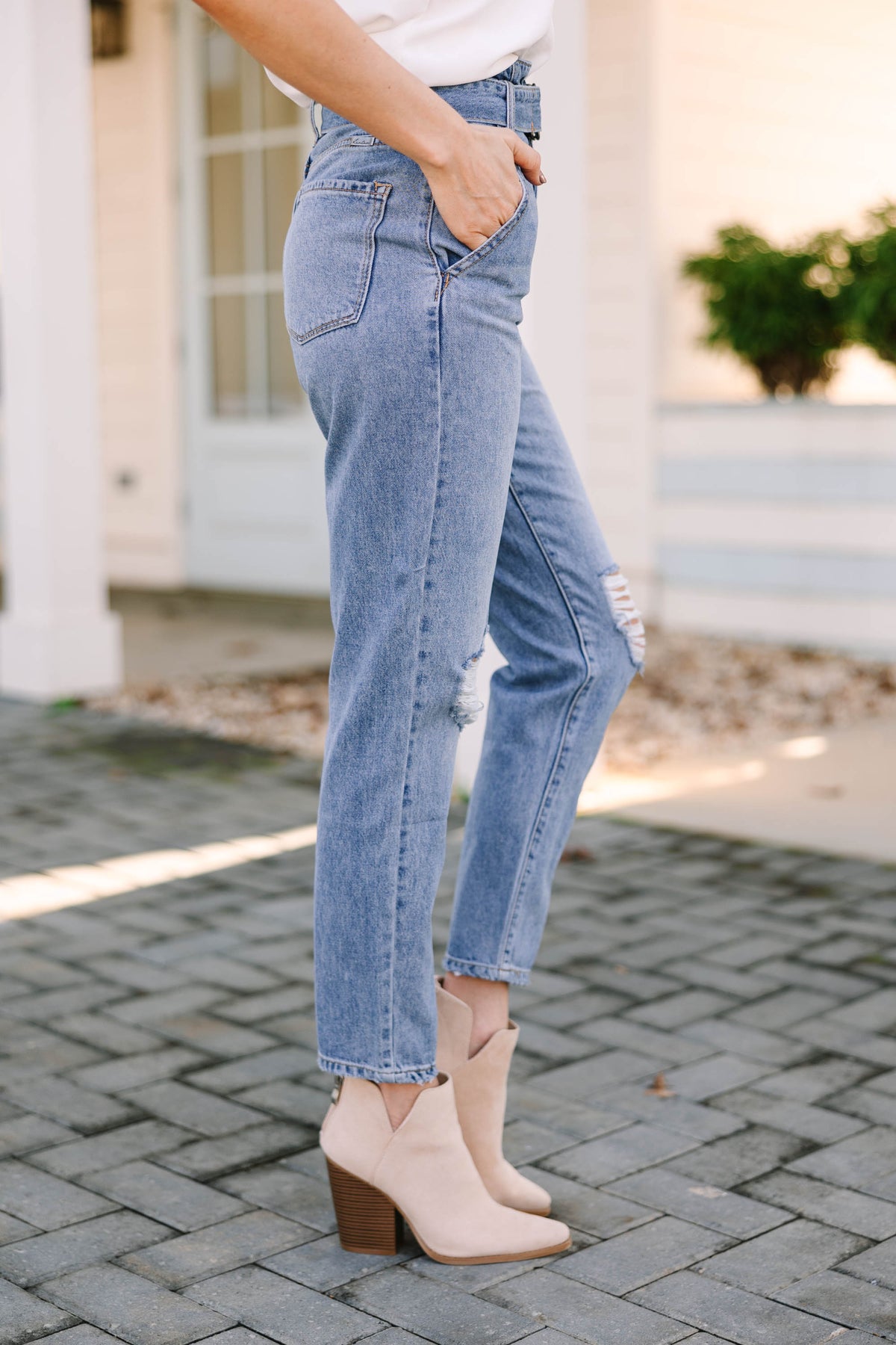 KanCan: Lay It All Out Medium Wash High Waist Mom Jean – Shop the Mint