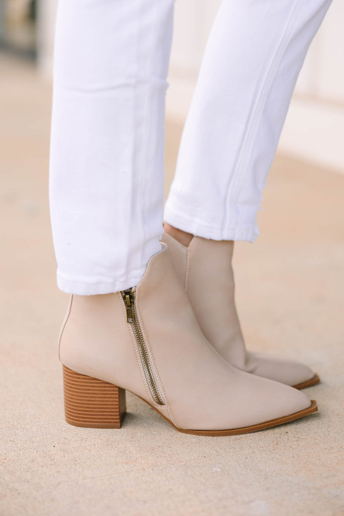 Classic Case Beige Brown Booties – Shop the Mint