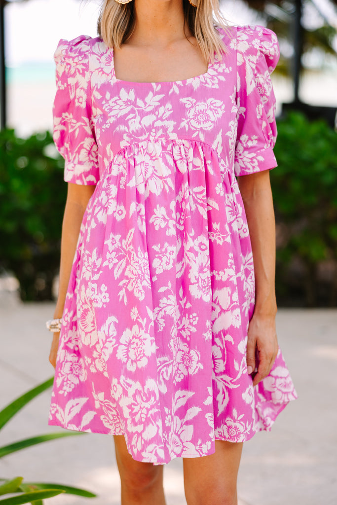 Sing With Me Pink Floral Dress – Shop the Mint