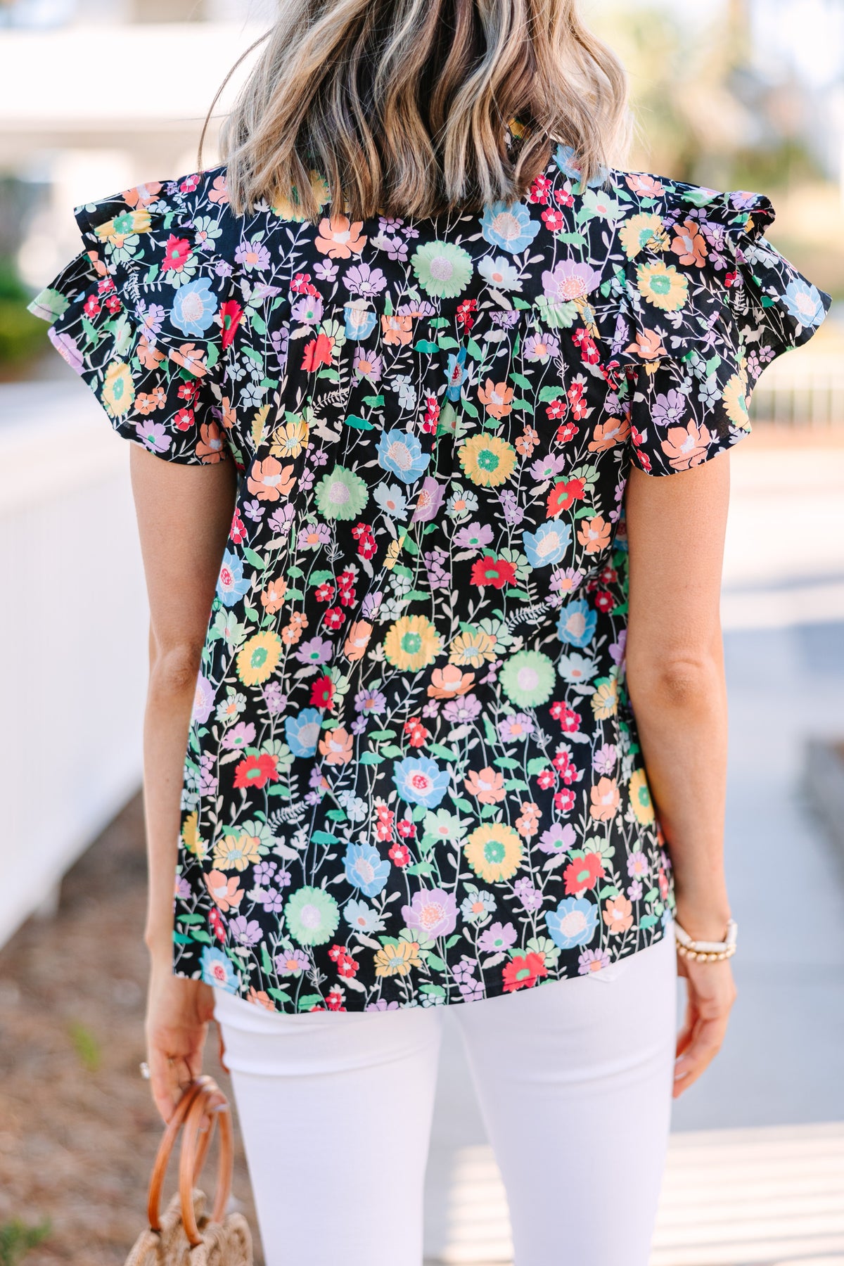 Always Ready Black Floral Blouse – Shop the Mint