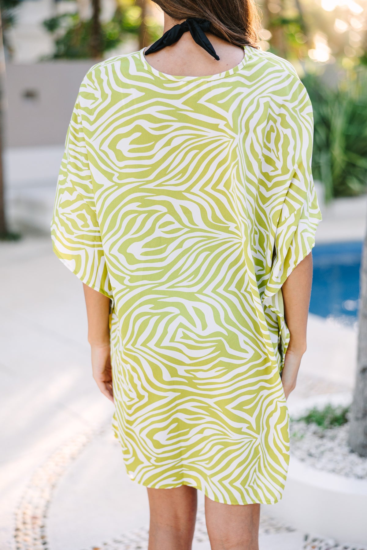 Boldly You Lime Green Zebra Cover-Up – Shop the Mint