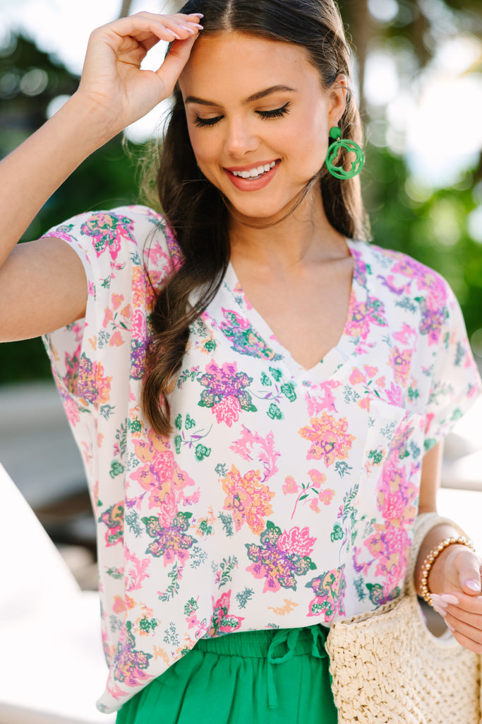Find Yourself Pink Floral Top – Shop the Mint