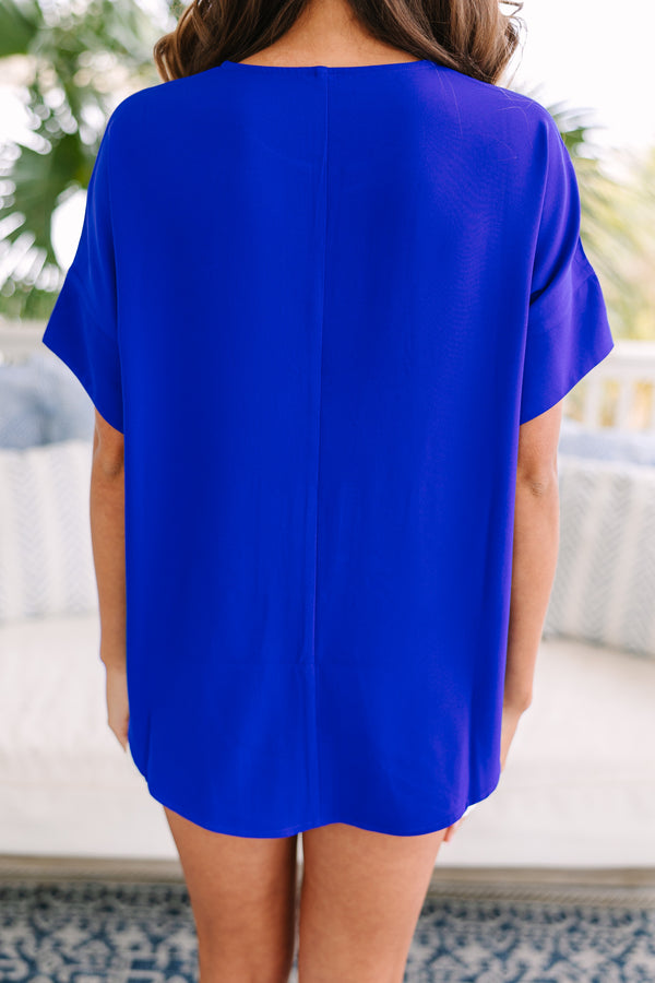 This Is Why Bright Blue Top – Shop the Mint