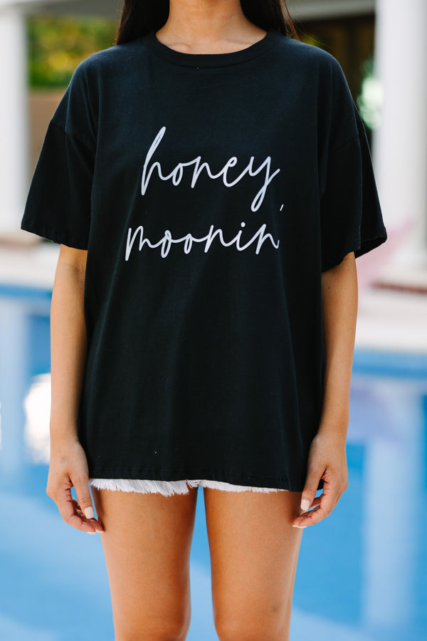 Honey Moonin' Black Graphic Tee – Shop the Mint
