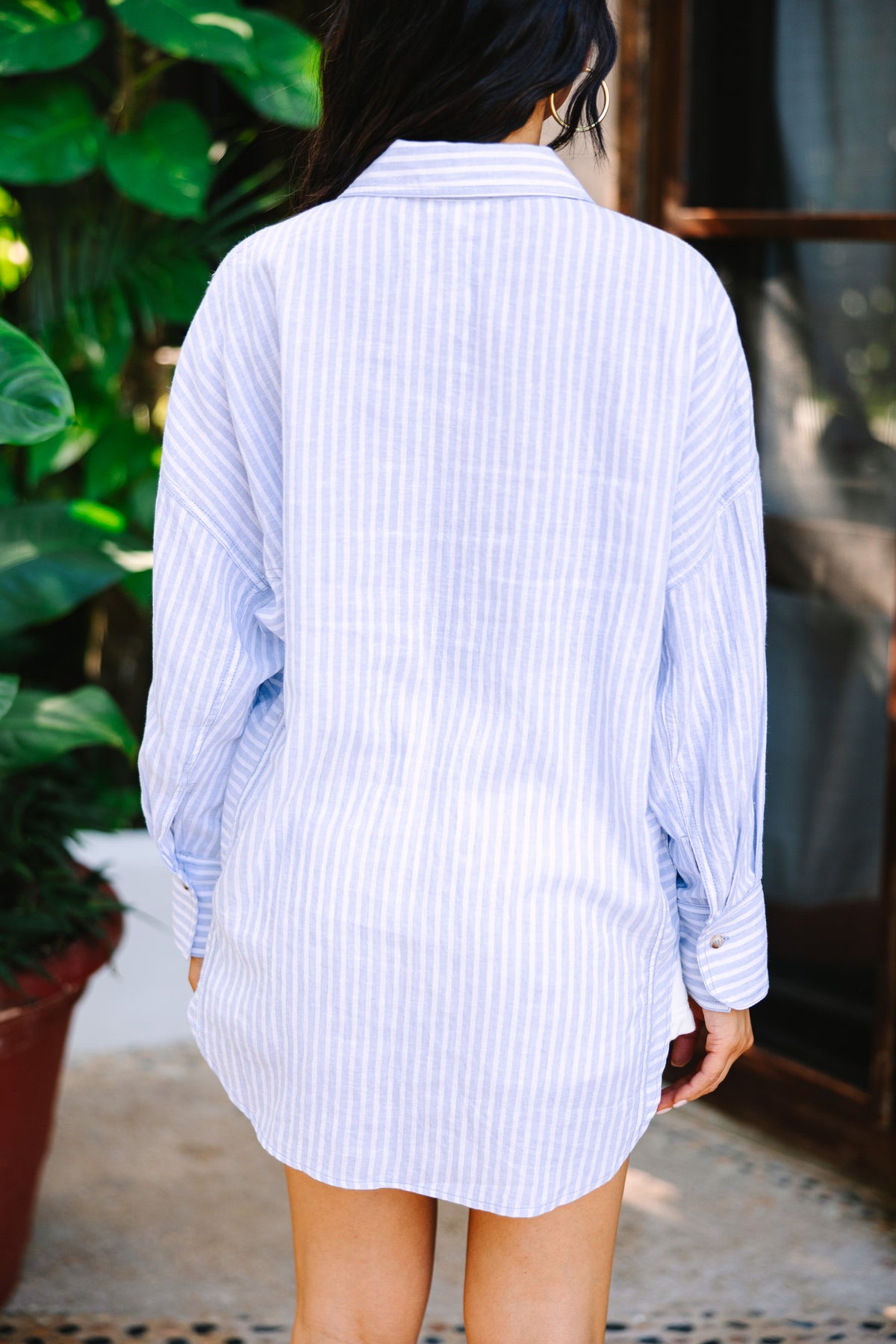Made For You Light Blue Striped Button Down – Shop the Mint