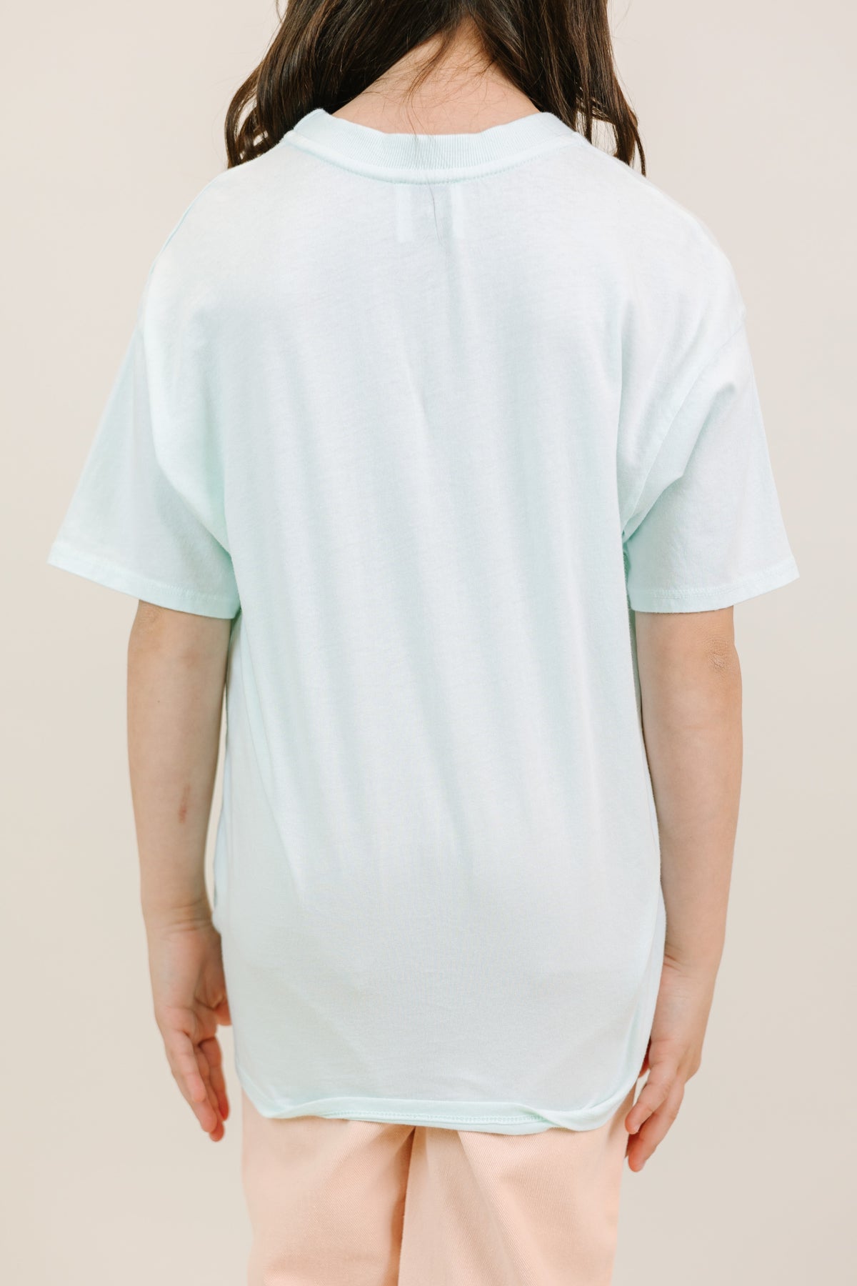 Girls: Light Blue Oversized Tee – Shop the Mint