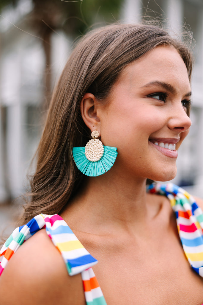 Fan Favorite Mint Rafia Earrings – Shop the Mint