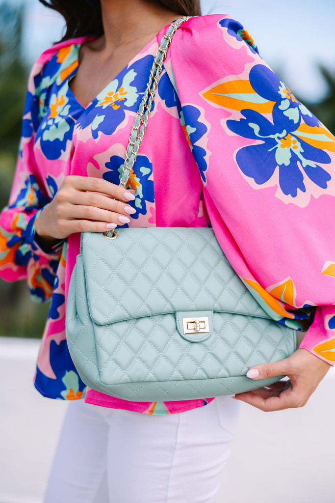 Cool Days Ahead Sage Green Quilted Purse – Shop the Mint