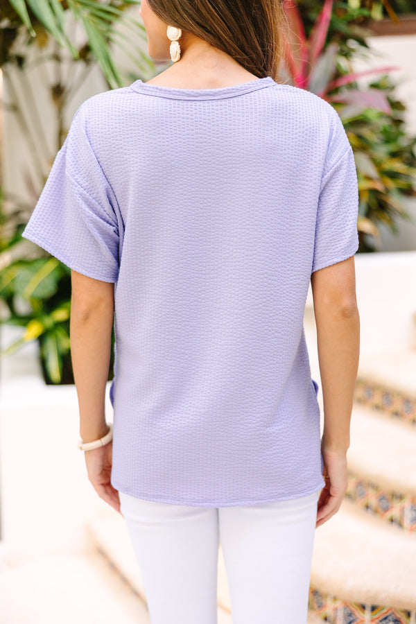 All I Could Ask For Lavender Purple Ribbed Top – Shop the Mint