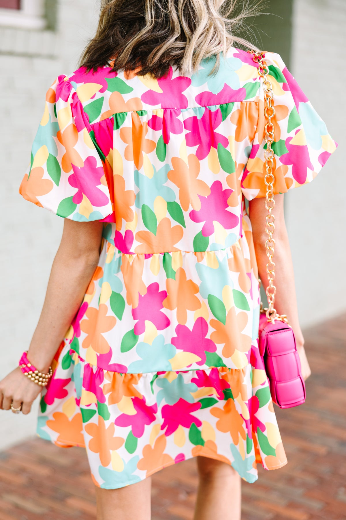 Play It Up Pink Floral Babydoll Dress – Shop the Mint