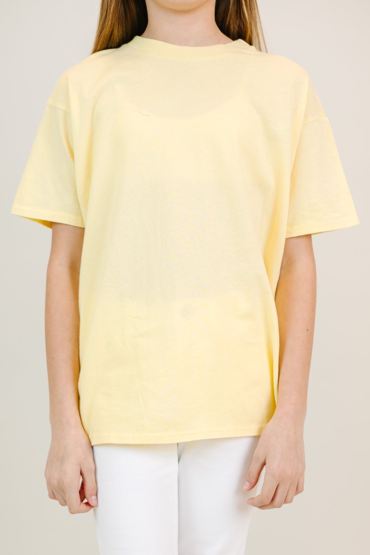 Girls: Yellow Oversized Tee – Shop the Mint