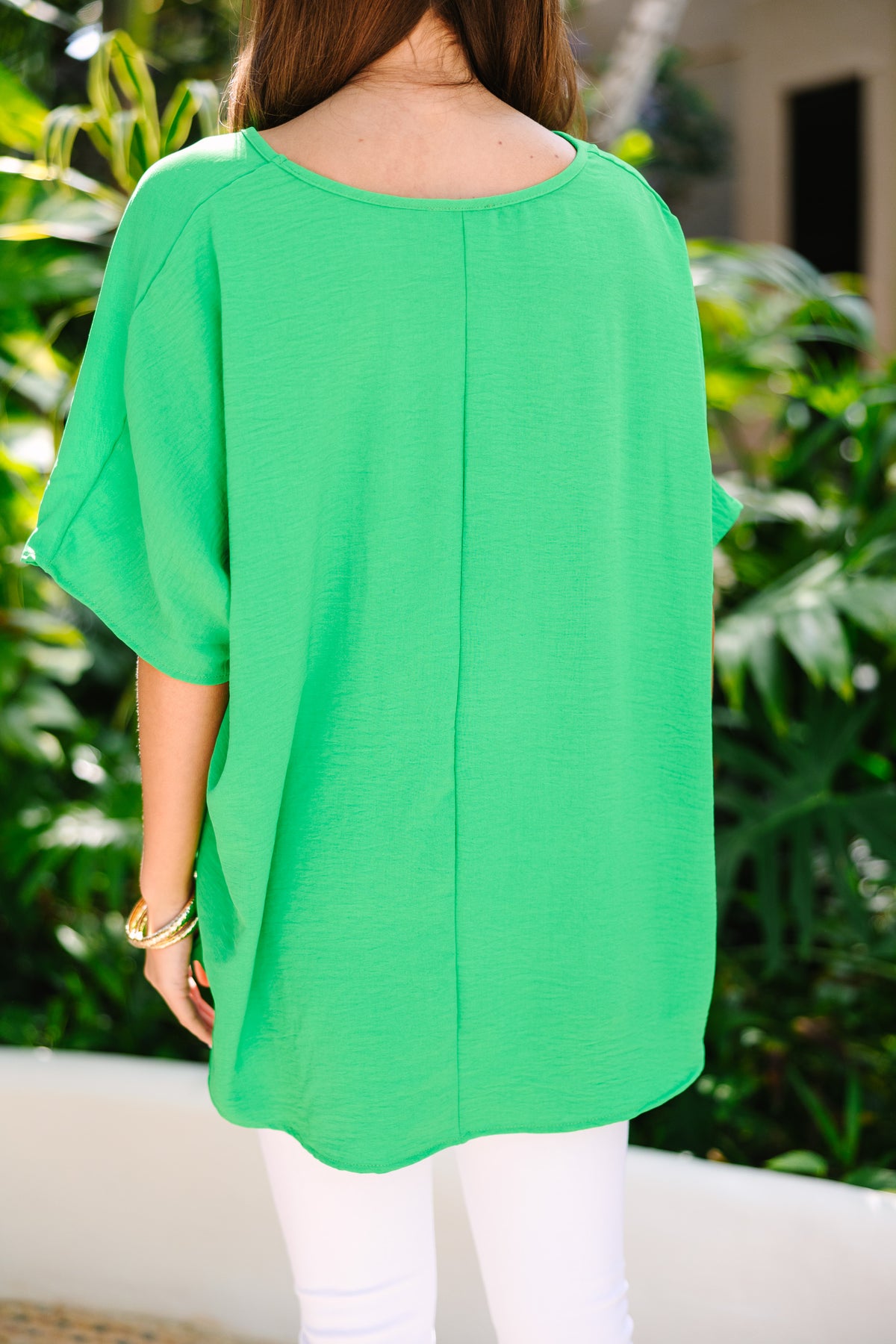 Relaxed Green Top - Casual Cute Tops – Shop the Mint