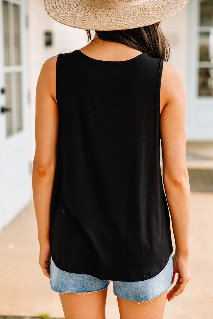 Simple Versatile Black Tank - Classic Tank – Shop the Mint