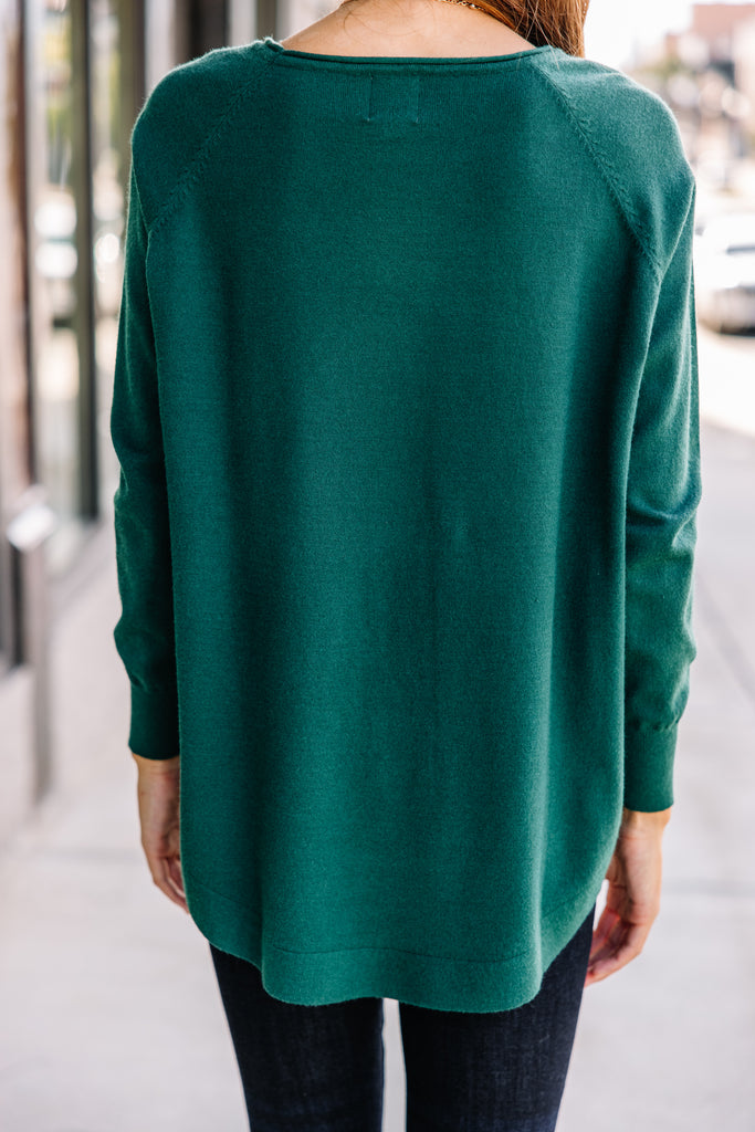 Comfy Juniper Green Classic Tunic - Causal Fall Tops – Shop the Mint