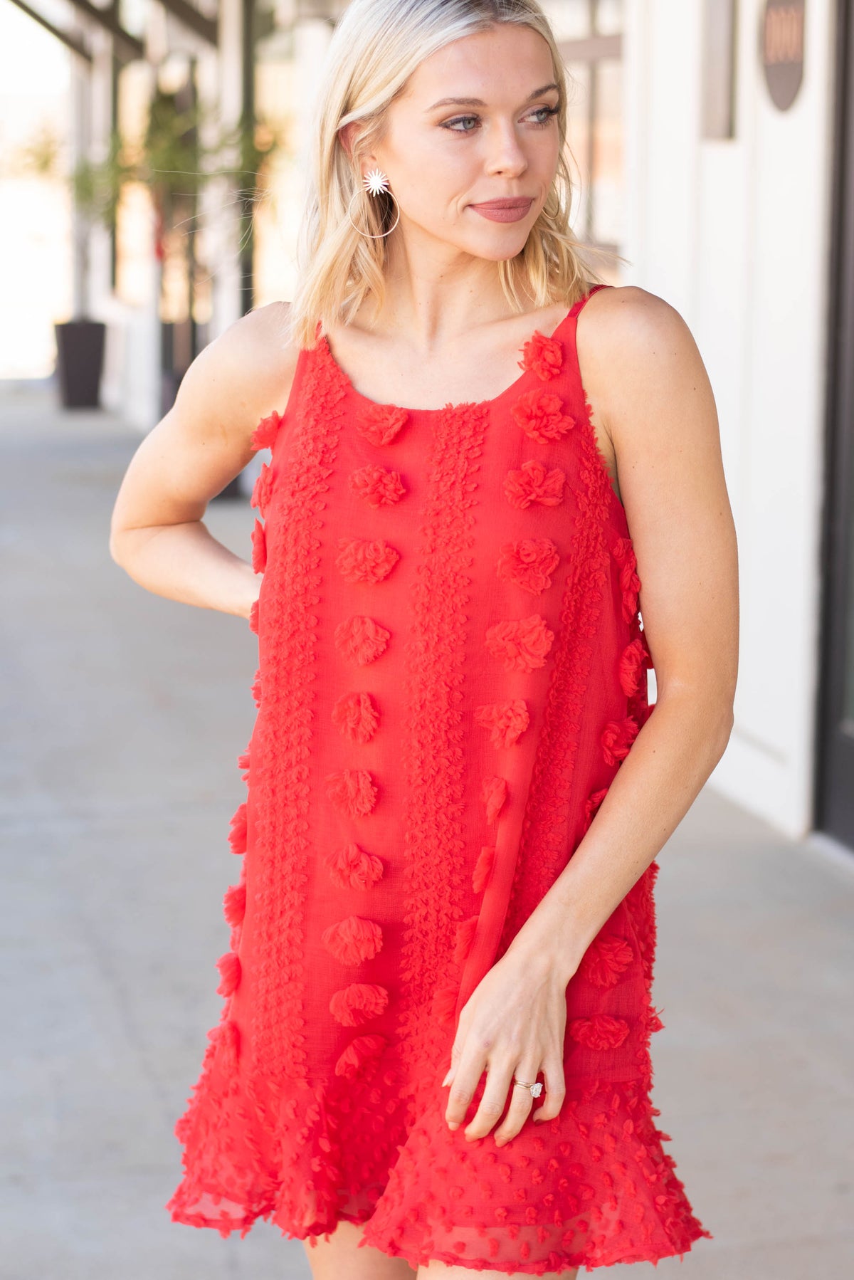Classy Red Embellished Dress - Valentine's Day Dresses – Shop the Mint