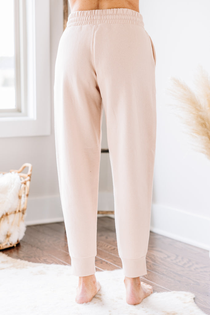 Sassy Blush Pink Joggers - Trendy Women's Joggers – Shop the Mint