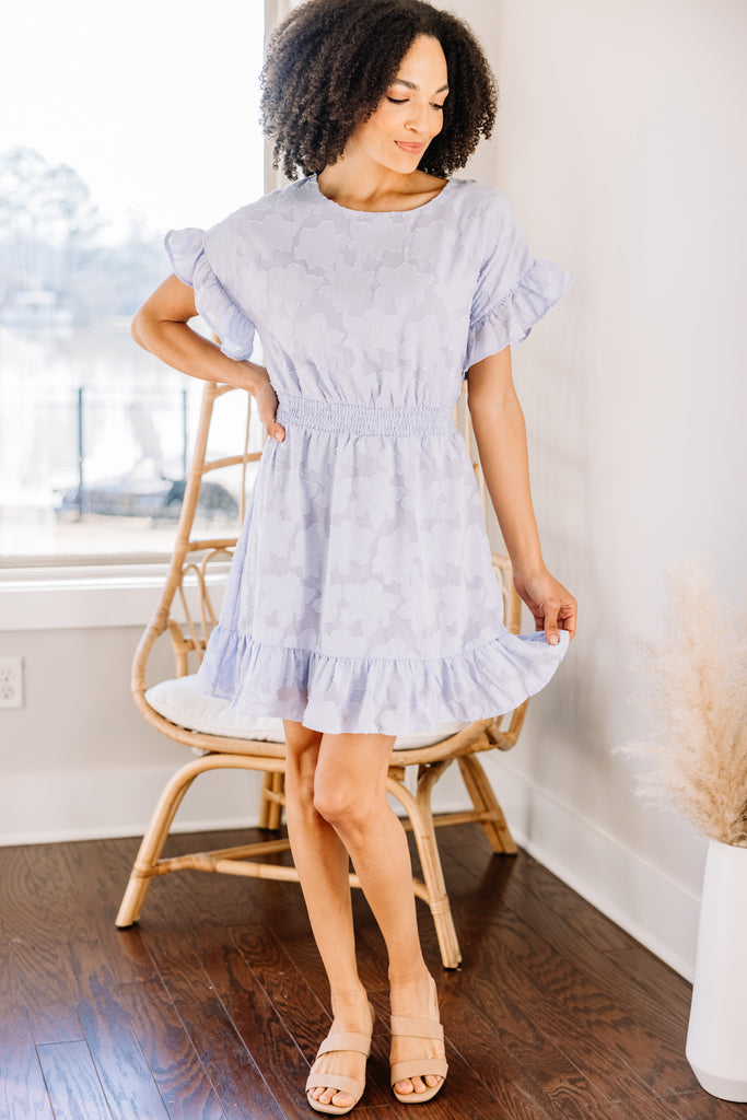 Cute Light Blue Lace Dress - Feminine Spring Dresses – Shop the Mint