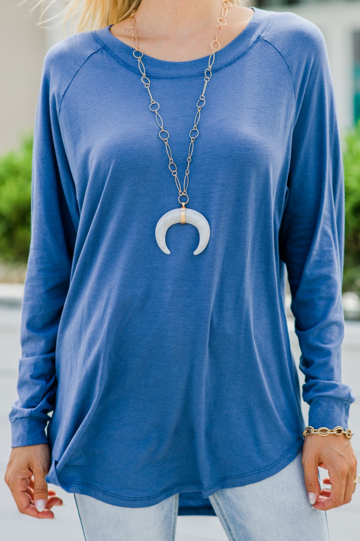 Versatile Denim Blue Tunic - Long Sleeves – Shop the Mint